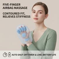 China ZN-YM05 Portable Electric Hand Massager with Air Pressure & Heat Therapy, Cordless Rechargeable Palm and Finger Pain Relief Machine for Home & Office Use for sale