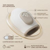 China ZN-YM05 Portable Electric Hand Massager with Air Pressure & Heat Therapy, Cordless Rechargeable Palm and Finger Pain Relief Machine for Home & Office Use for sale