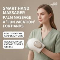 China ZN-YM05 Portable Electric Hand Massager with Air Pressure & Heat Therapy, Cordless Rechargeable Palm and Finger Pain Relief Machine for Home & Office Use for sale