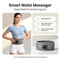 China ZN-DM22 Portable Waist Massager with EMS Pulse, Vibration & Heat Therapy for sale