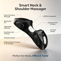 China ZN-MW9U - Professional Neck and Shoulder Traction Massager with Infrared Heat Therapy for sale
