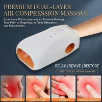 China Wireless Hand Massager with Heat and Air Compression Therapy for sale