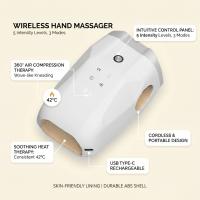 China Wireless Hand Massager with Heat and Air Compression Therapy for sale