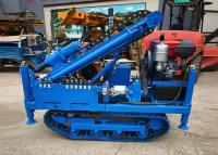China 30m-100m Drill Depth Crawler Water Well Drilling Rig Equipped With Diesel Engine for sale