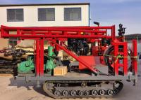 China Hydraulic Rubber Core Crawler Drill Machine Exploration Geotechnical Drilling Equipment 200m for sale