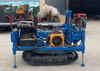 China Wheel Type Crawler Water Well Drilling Rig 1200kg Weight And 0-50r/min Drilling Speed for sale