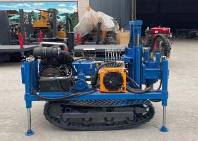 China Wheel Type Crawler Water Well Drilling Rig 1200kg Weight And 0-50r/min Drilling Speed for sale