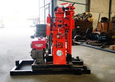 China Rotary 50m Man Portable Drill Rig Borewell Depth 75mm Diameter for sale