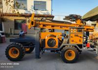 China Hydraulic Mast Mobile Borehole Drilling Machine One Man Operation for sale