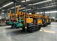 China 100M Drilling Rod Tracked Pneumatic Borewell Machine Efficient Drilling for sale