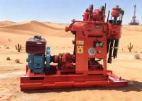 China Rotary Portable Borehole Drilling Machine 100-120m Drilling Depth Capacity for sale