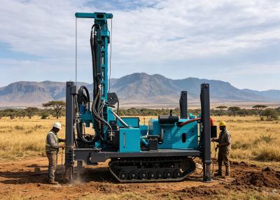 China 200m Pneumatic Drilling Rig Large Water Well Rotary Rural Well Drilling for sale