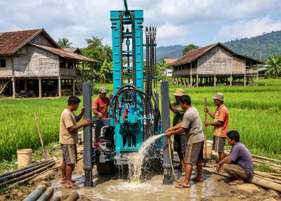 China Powerful Torque Smooth Rotation Air High Torque Drilling Rig Cost Effective Price for sale