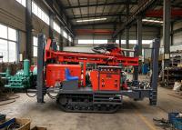 China Crawler Mounted Hydraulic Pneumatic Drilling Rig 200m Diesel Engine Borehole for sale