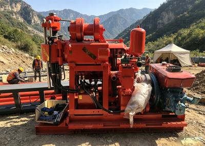 China Rotary Portable Borehole Drilling Machine 100-120m Drilling Depth Capacity for sale