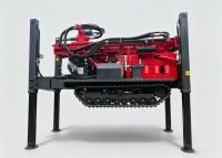 China Crawler Mounted Hydraulic Pneumatic Drilling Rig 200m Diesel Engine Borehole for sale