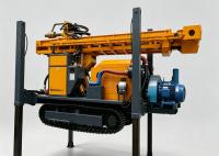 China Fully Hydraulic Air Water Well Drilling Rig 300m Bore Depth for sale