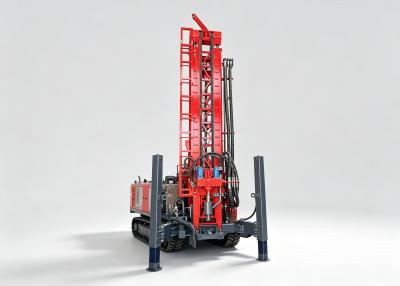 China Large Diameter Crawler Type Air Track Drill Rig 350m Depth Water Well Drilling Rig for sale