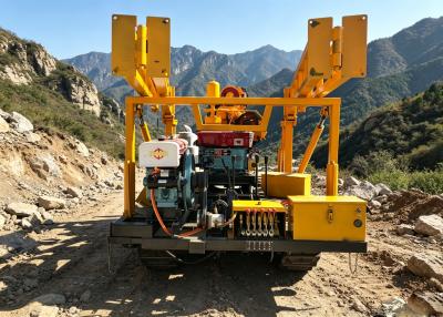 China Fast Drilling Speed Crawler Mounted Borehole Drilling Rig For Water Supply Long Service Life for sale