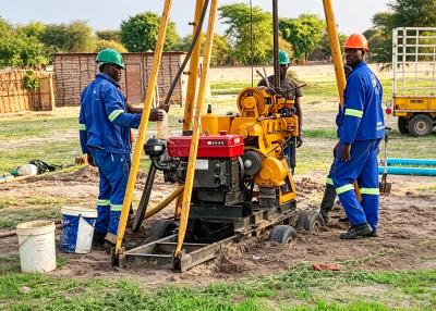 China 150 Meters Depth Portable Hydraulic Borewell Drilling Machine Price For Geological Exploration for sale