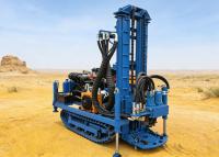 China Mechanical Crawler Water Well Drilling Rig In Rural Areas 80r/Min Rotation Speed for sale