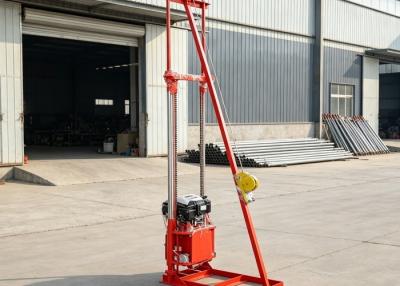 China 30m Depth Portable Water Well Drilling Rig Machine With 75mm Diamond Bit for sale