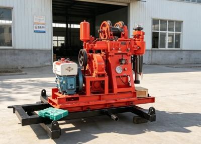 China 120m Depth Borehole Diamond Core Drill Rig Diesel Engine Powered With 110mm PDC Bits for sale