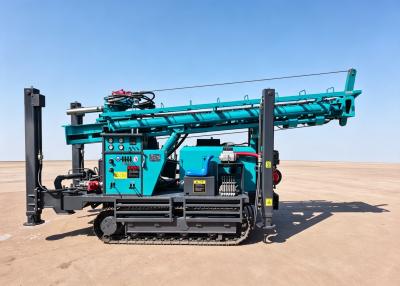 China Strong Power Customizable 300m DTH Borewell Drilling Rig For Rural Water Projects for sale