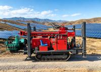 China High Torque Fuel Saving Crawler Water Well Drilling Rig For 260m Deep Borehole for sale