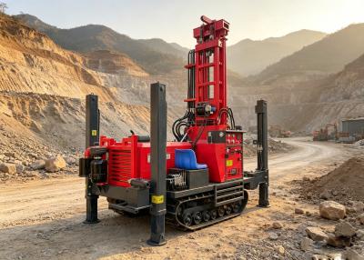China ST180 Rubber Crawler Water Well Drilling Equipment For Civil Industry Deep Underground Borehole for sale