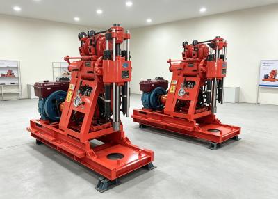 China Multi Speed Water Borehole Drilling Machine 100m Angle Range 90-75° for sale