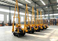 China 130 Mm Hole Diameter Crawler Water Well Drilling Rig 200M Depth For Exploration for sale