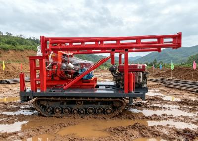 China 150m Depth Crawler Water Well Drilling Rig For Exploration Investigation for sale