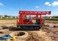 China 150m Depth Crawler Water Well Drilling Rig For Exploration Investigation for sale