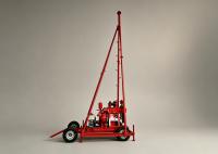 China Multifunction Portable Water Borehole Drilling Equipment With Wheels for sale