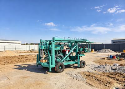 China 200m Trailer Mounted Drilling Rig Full Hydraulic DTH Water Drilling Machines For Sale for sale