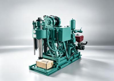 China Wheel Chassis / Crawler Track Hydraulic Well Drill Rig With Complete Drilling Tools for sale