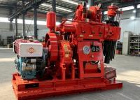 China 120m Depth Borehole Diamond Core Drill Rig Diesel Engine Powered With 110mm PDC Bits for sale