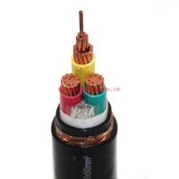 China Medium Voltage 3 Core Wire 11kv 15kv 33kv Underground Copper Electric XLPE Mv Power Cable for sale