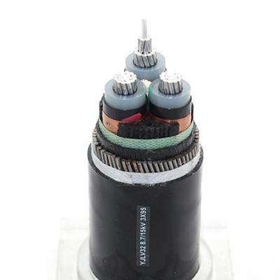 China 33kv Medium Voltage Power Cable PVC/XLPE/PE Insulated PVC Sheatd Aluminum Copper Underground for sale