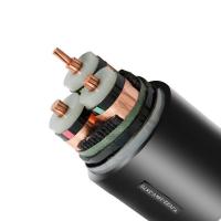 China 33kv Medium Voltage Power Cable PVC/XLPE/PE Insulated PVC Sheatd Aluminum Copper Underground for sale