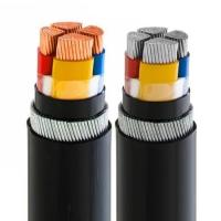 China Low Voltage Power Cable 0.6/1kv 4X95mm2 Yjv32 VV32 Armored Power Cable XLPE Cable for sale