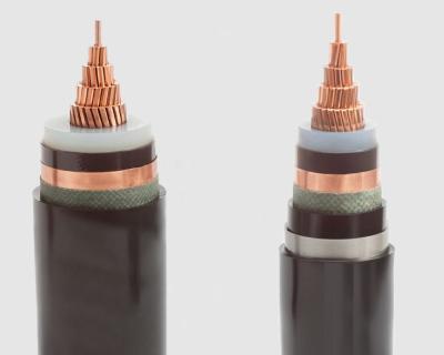 China 18/30 (36) Kv 185mm2 Copper Aluminum Conductor Single Core XLPE Insulated Unarmored Cable for sale