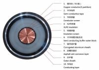 China Power Cable Copper Core XLPE Insulated Lead Sheath and PVC Outer Sheath High Voltage Ca for sale