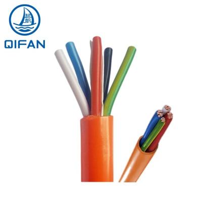 China Low Voltage Power Cable 2c+E 6mm2  Orange Circular Cable for sale