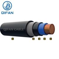 China 600/1000V Underground Cable Cu/XLPE/PVC/Swa/PVC Steel Wire Armoured XLPE Power Cable for sale
