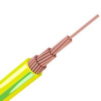 China Building Wire Cable AS/NZS 5000.1 Building Wire Single Insulated 1core 120mm V-90 PVC Yellow Green for sale