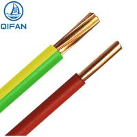 China Building Wire Cable H07V-U H07V-K H07V-R BV RV Bvr Nya Nyaf PVC Copper Wire Earth Wire Building Wire for sale