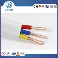 China Building Wire Cable CE BVVB Bvr BV Flexible Copper 2 Core or 2+ Earth PVC Electrical Building Twin Flat Wire for sale