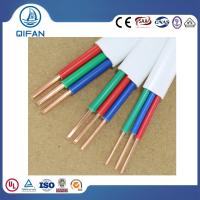 China Building Wire Cable CE BVVB Bvr BV Flexible Copper 2 Core or 2+ Earth PVC Electrical Building Twin Flat Wire for sale